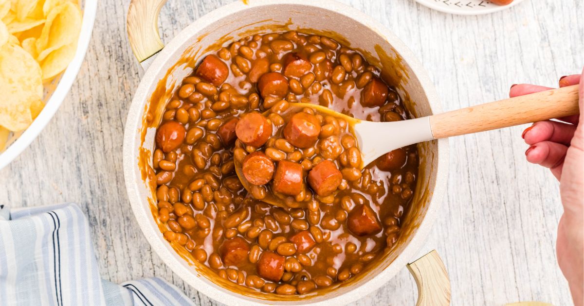 Homemade Beanie Weenies - Celebrating Simply