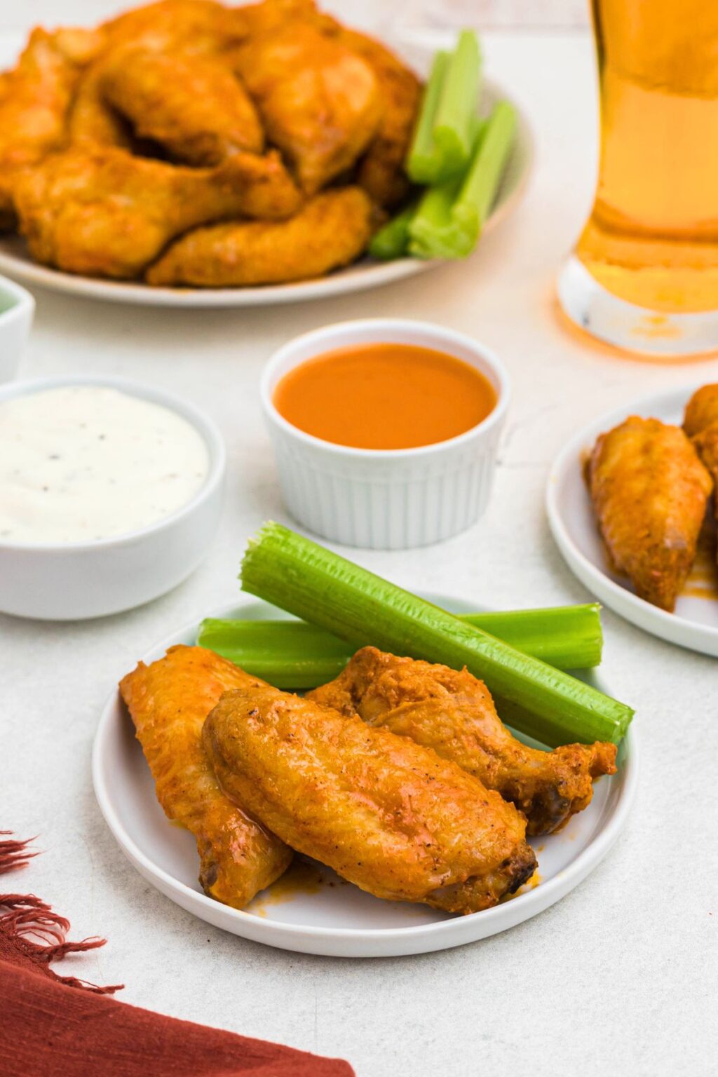 Easy Baked Chicken Wings - Celebrating Simply