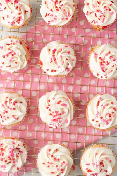 Pink Cupcakes - Celebrating Simply