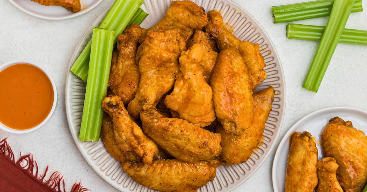 Easy Baked Chicken Wings - Celebrating Simply