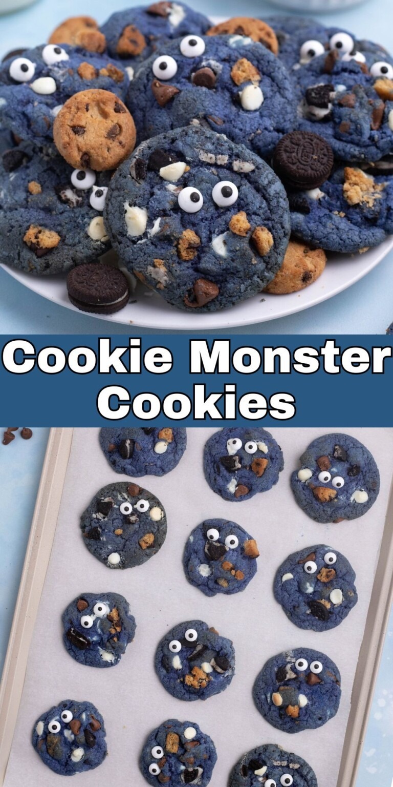 Cookie Monster Cookies - Celebrating Simply