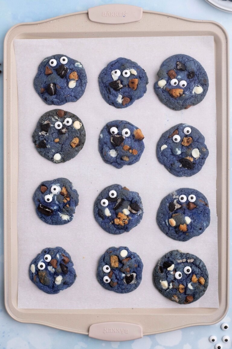 Cookie Monster Cookies - Celebrating Simply