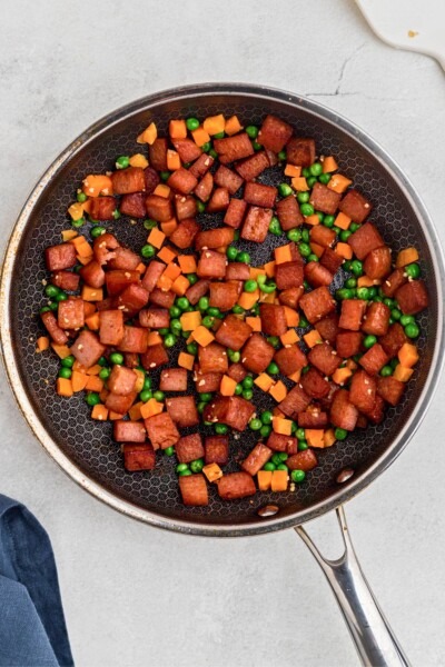 Spam Fried Rice - Celebrating Simply