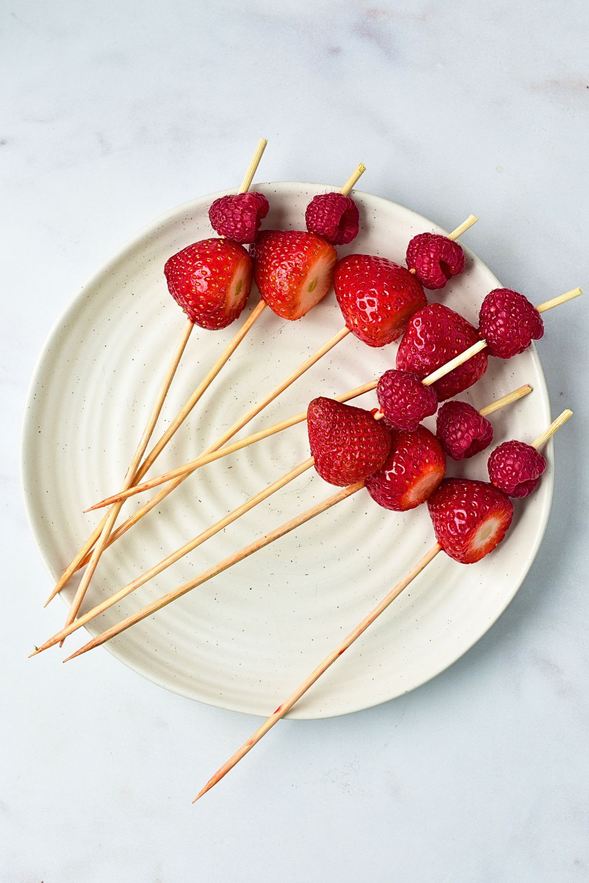 Rainbow Fruit Skewers - Celebrating Simply