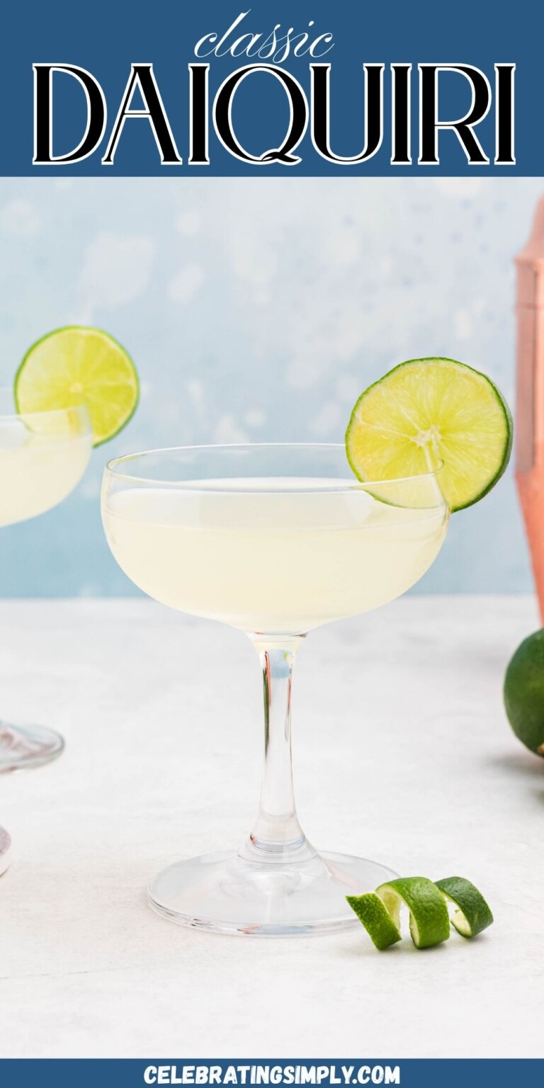 Daiquiri Cocktail Recipe - Celebrating Simply