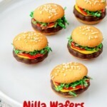 Mini Hamburger Cookies - Celebrating Simply