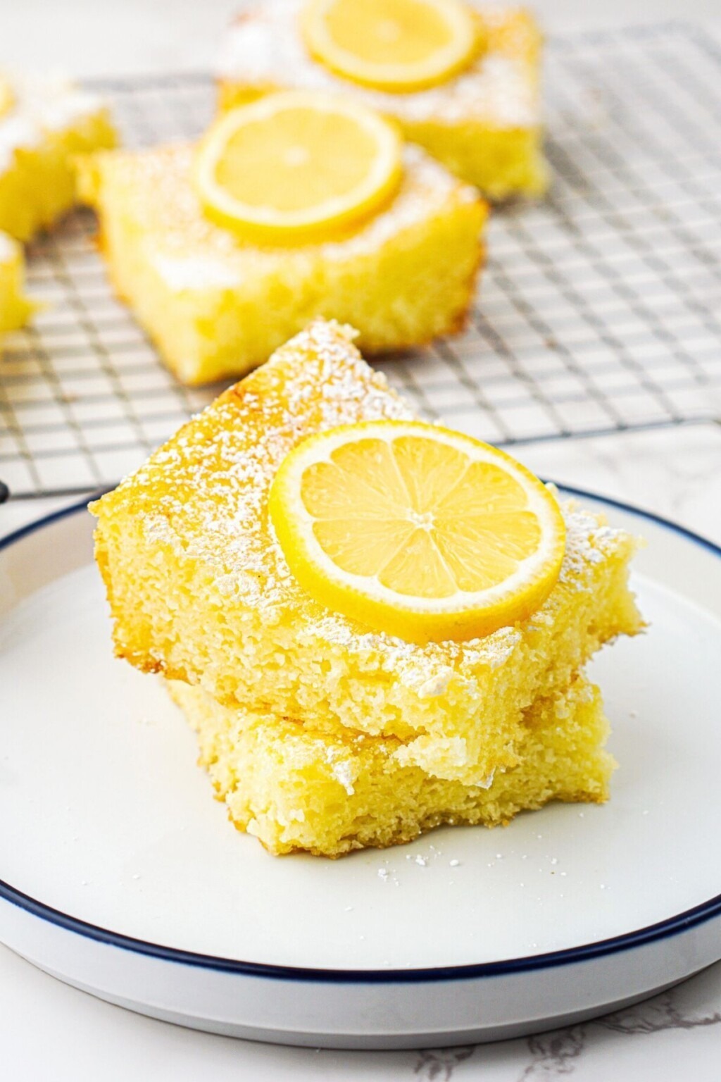 2 Ingredient Lemon Bars - Celebrating Simply