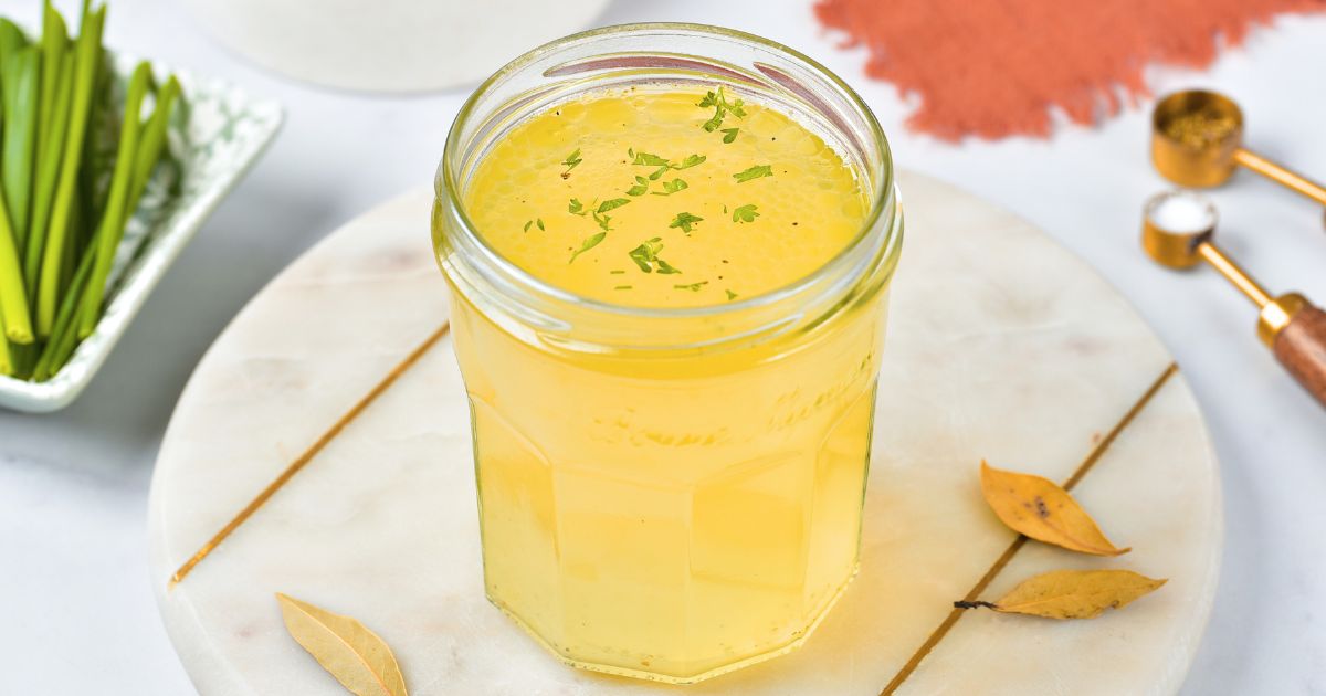 Chicken Stock Recipe - Celebrating Simply
