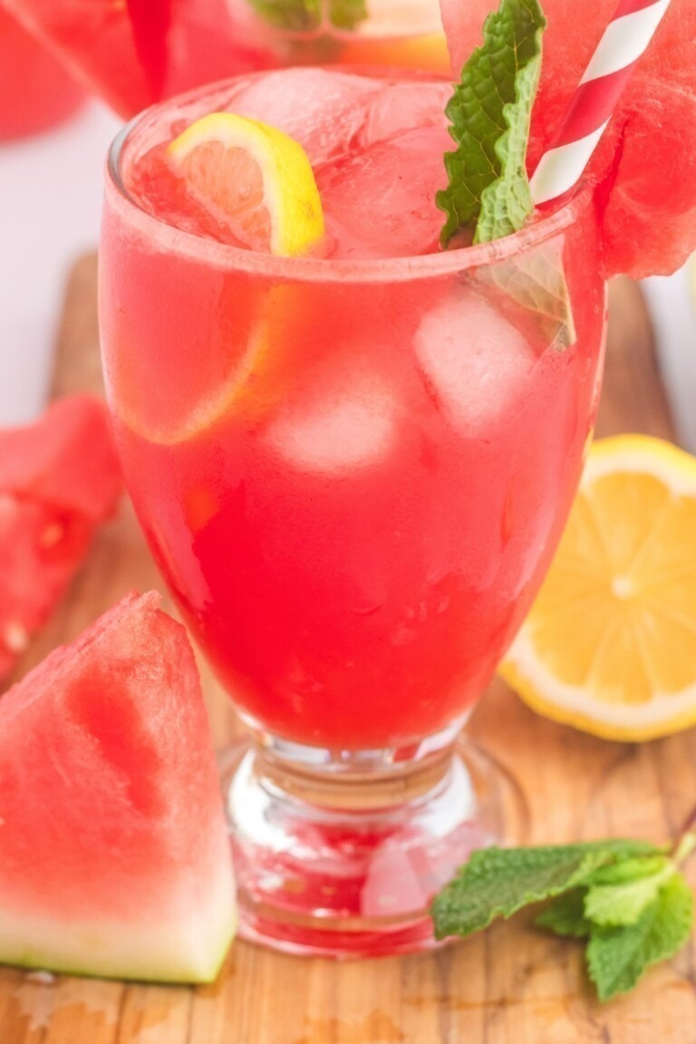 Watermelon Lemonade - Celebrating Simply